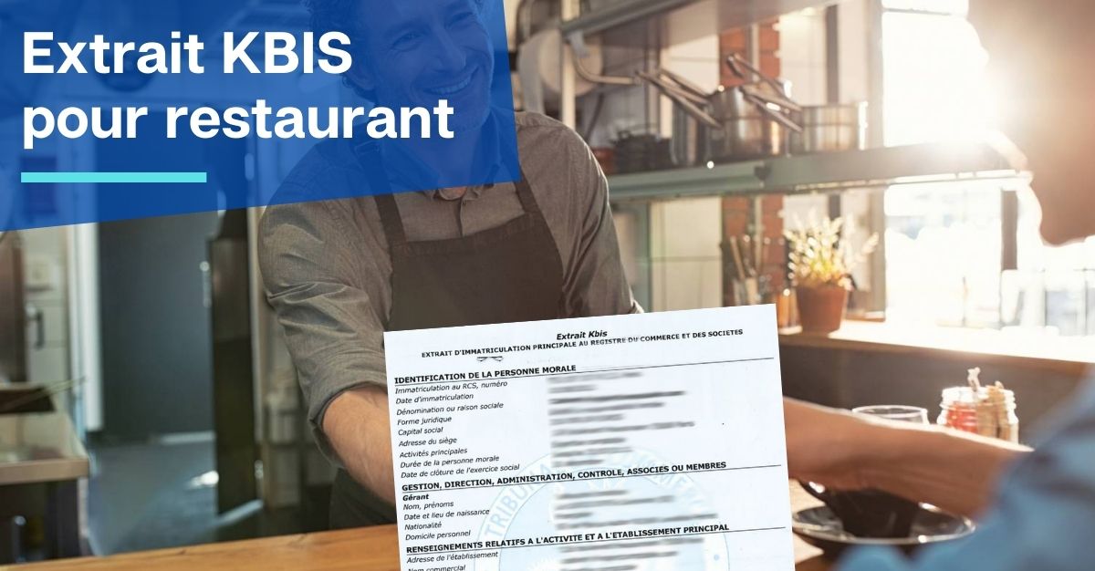 Extrait KBIS pour un restaurant